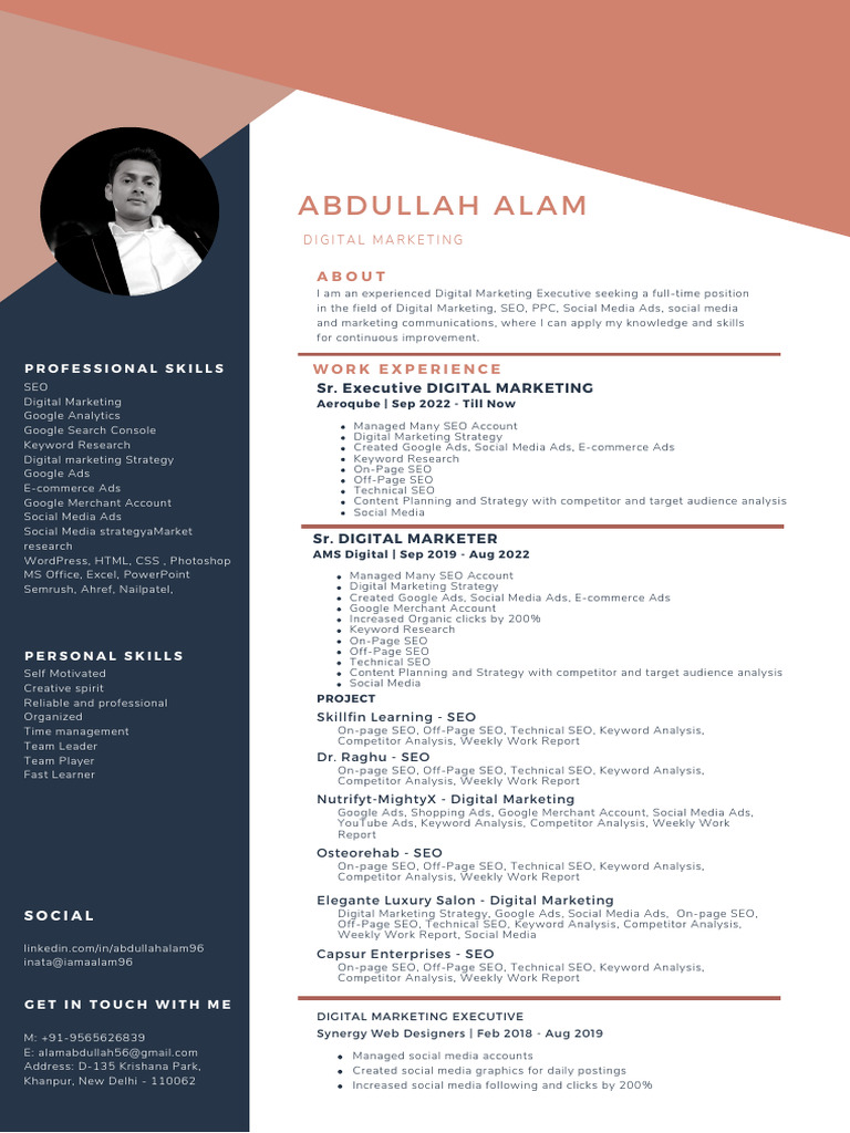 abdullah-alam-cv-13-03-2023 | PDF | Digital Marketing | Search Engine Optimization