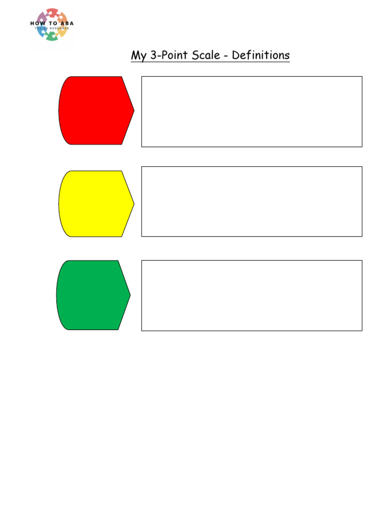 3 Point Scale Blank | PDF