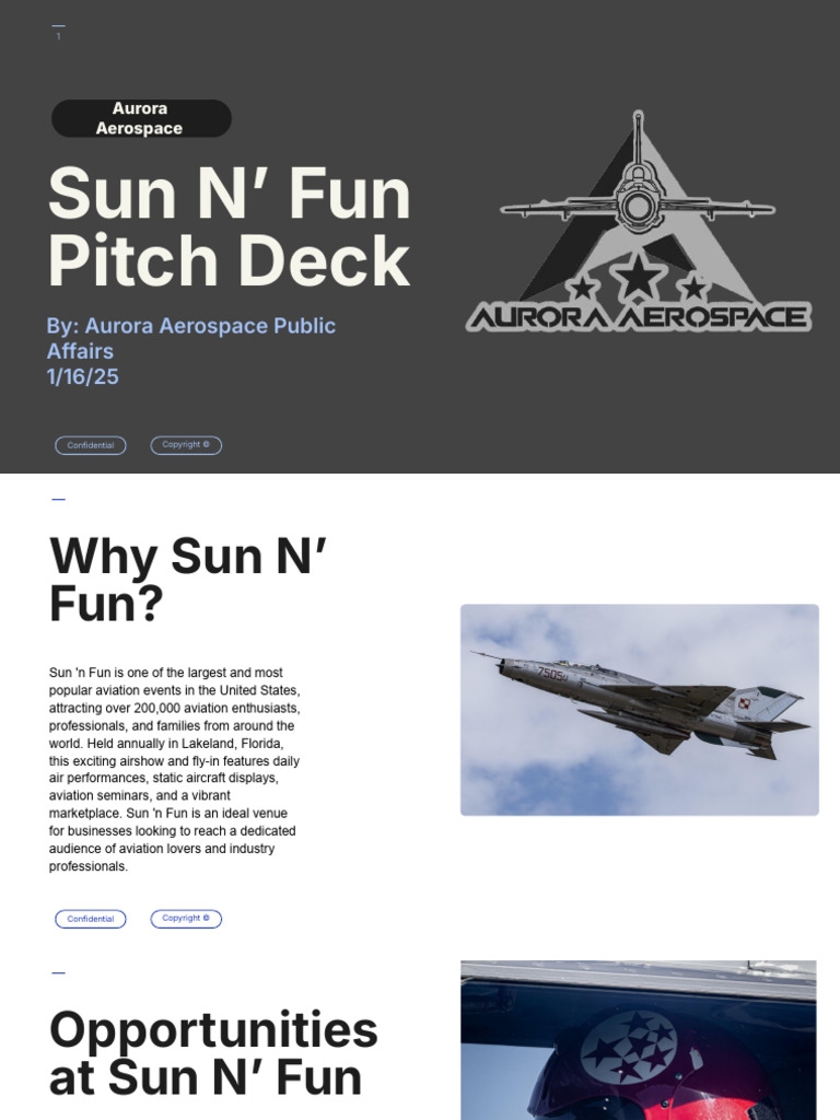 Sun N' Fun Pitch Deck | PDF