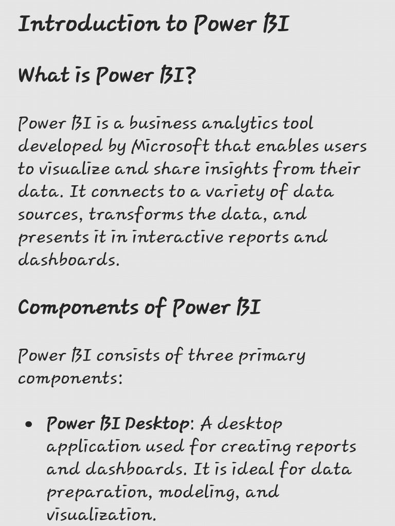 Power Bi | PDF