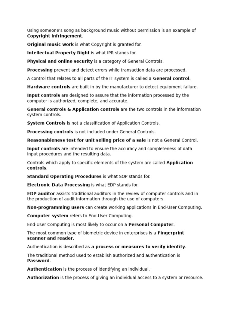 Final Reviewer | PDF | Authentication | Audit