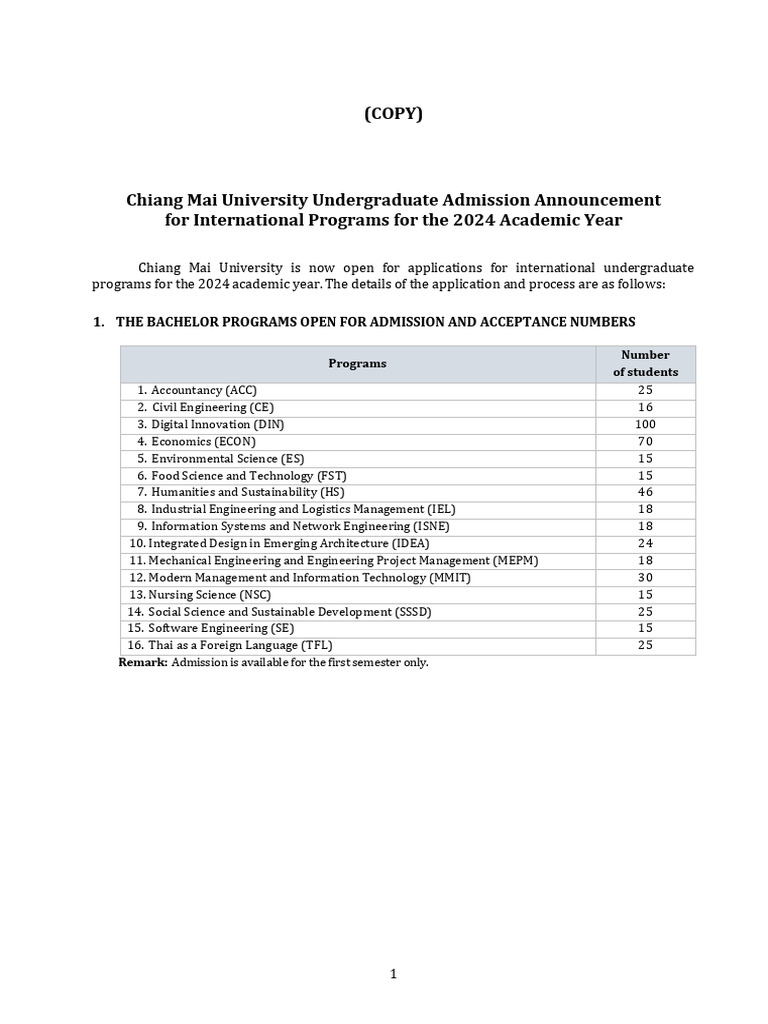CMU 2024 International Admissions Guide | PDF | Educational Stages | Qualifications