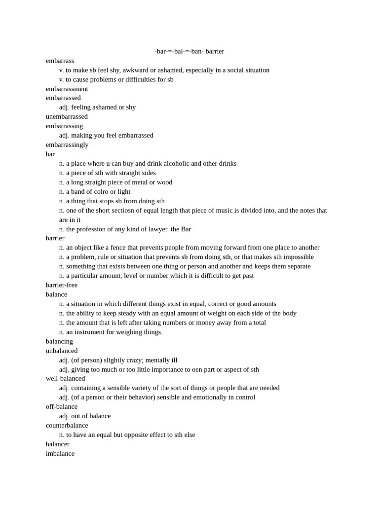 Bar - Bal - Ban - Barrier | PDF | Gambling