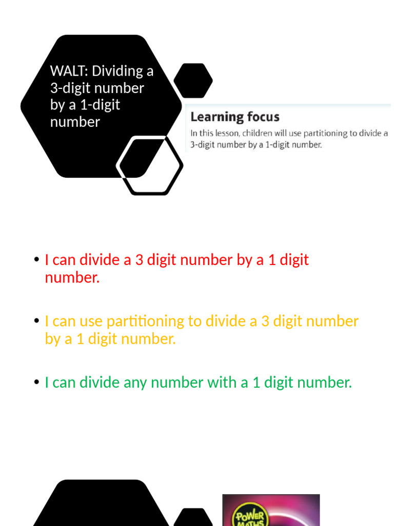 Dividing A 3-Digit Number by A 1-Digit Number | PDF