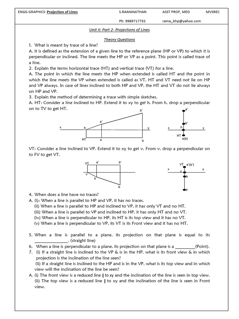 2.2 Lines - Question Bank and Solutions | PDF | Geometry | Euclidean ...