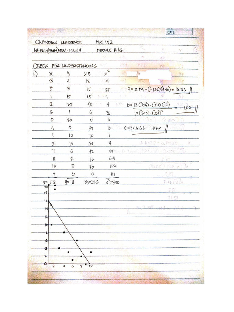 Mat 152 Lesson | PDF