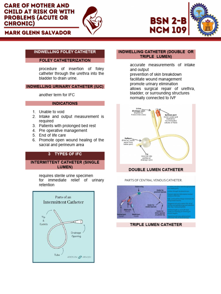 Indwelling Foley Catheter | PDF | Genitourinary System | Clinical Medicine