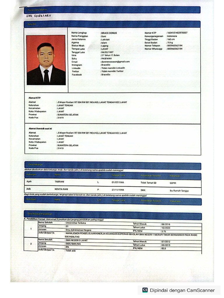 CV Brace PT Pama | PDF
