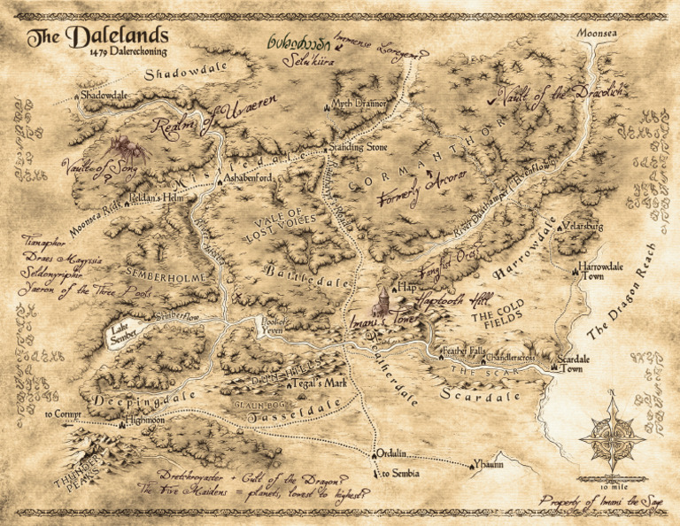 Dalelands_Map_Full | PDF