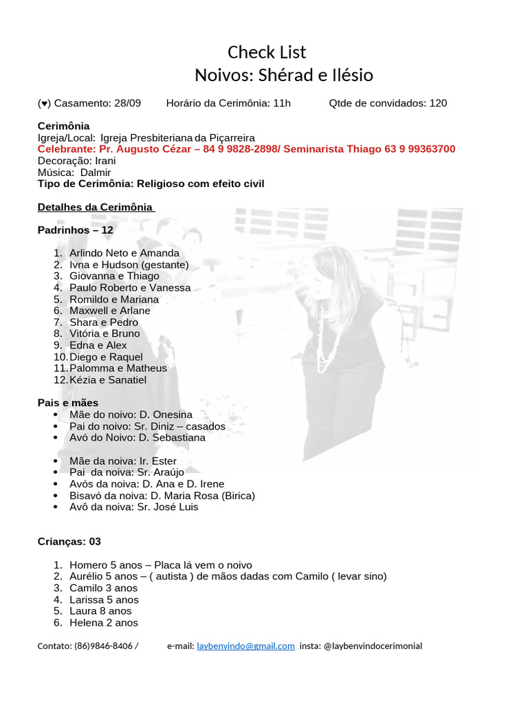 Check - List - Shérad - e - Iésio - Com - Músicas (1) (Recuperação ...