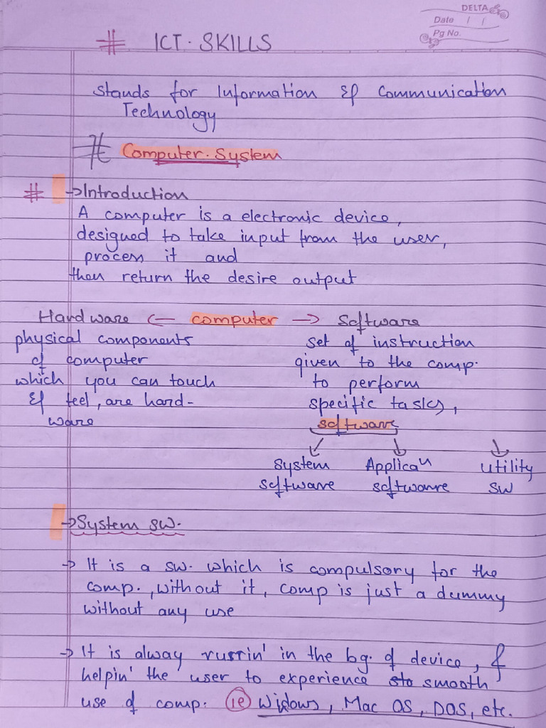 AI,CBSE ; ICT Skills Notes; Class X | PDF | Utility Software ...