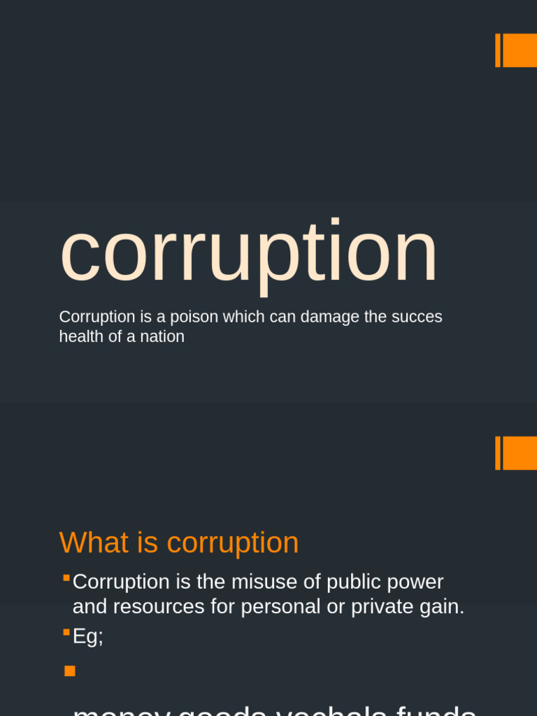 Corruption | PDF