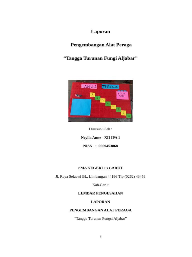 Laporan Penugasan Mtk Wajib | PDF