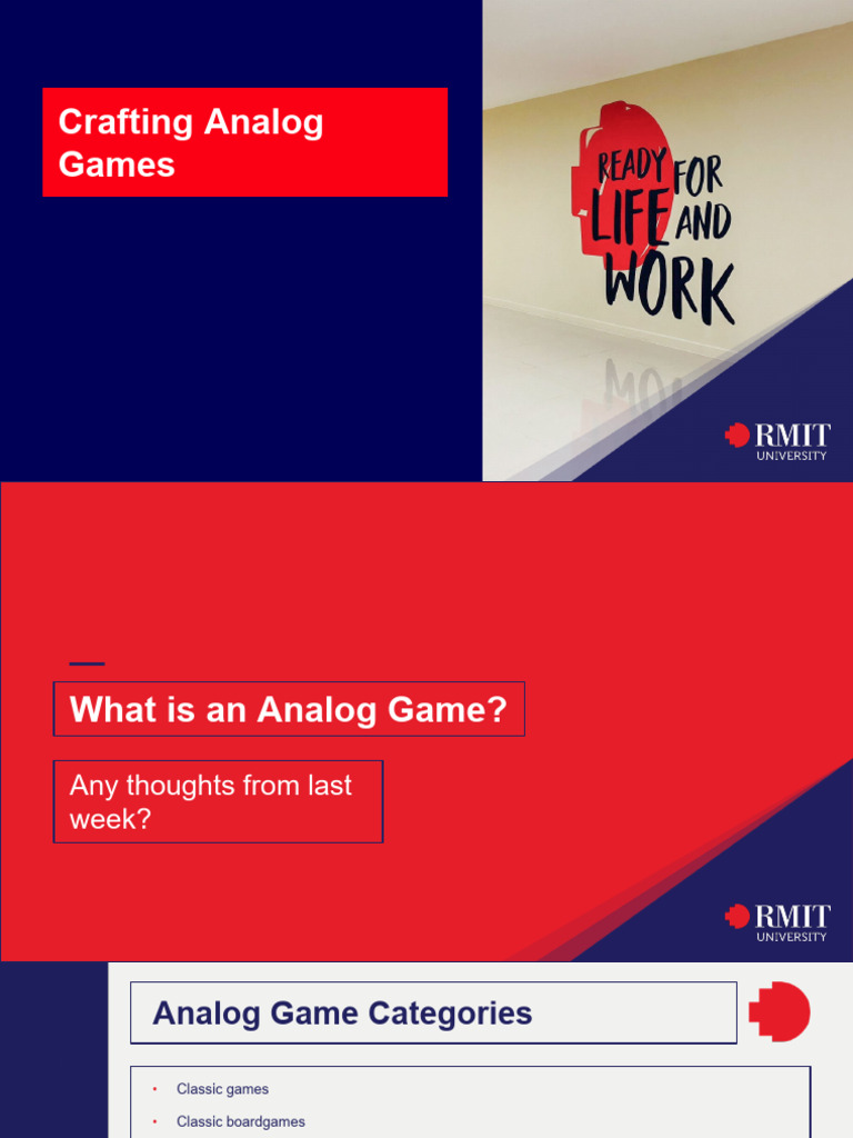 Designing and Testing Analog Games | PDF