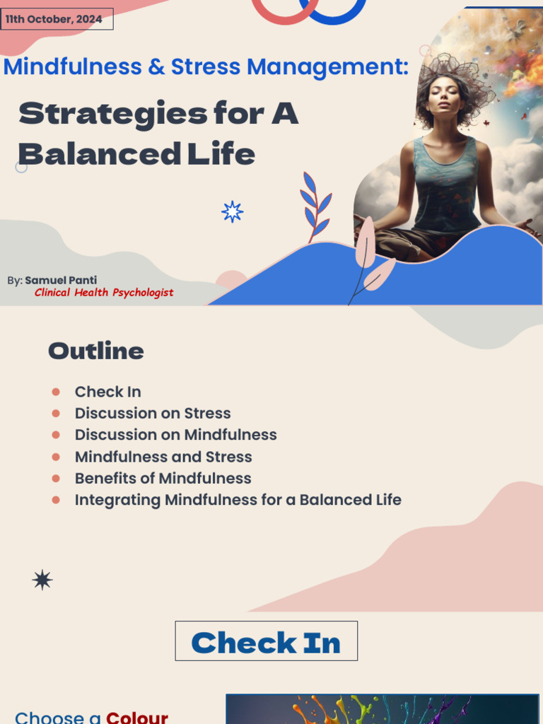 Mindfulness & Stress Management - 11!10!2024 | PDF | Mindfulness ...