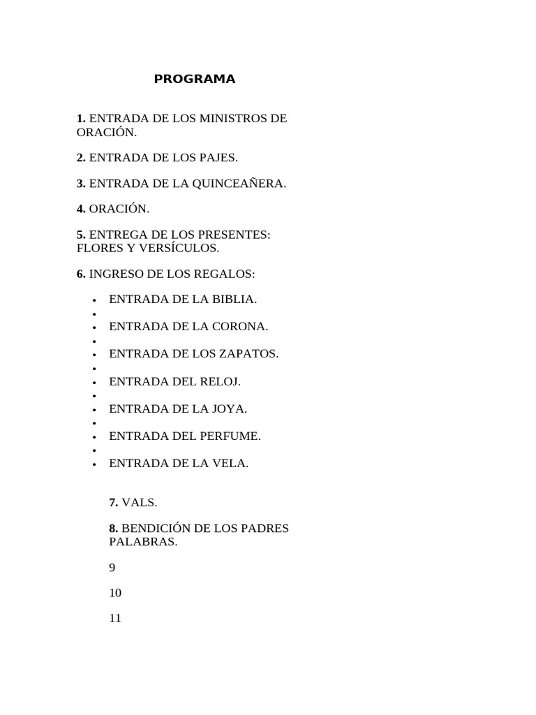 Programa - Docx 15 | PDF