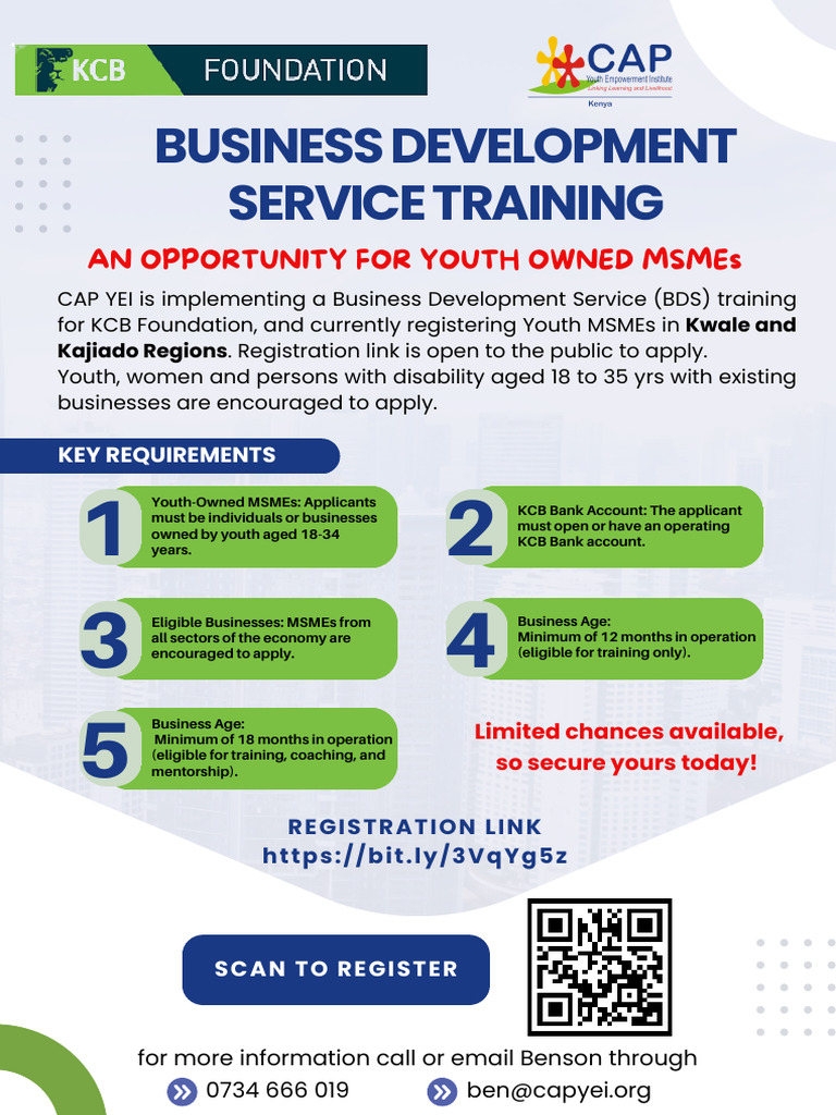 Youth MSME Training in Kwale & Kajiado | PDF