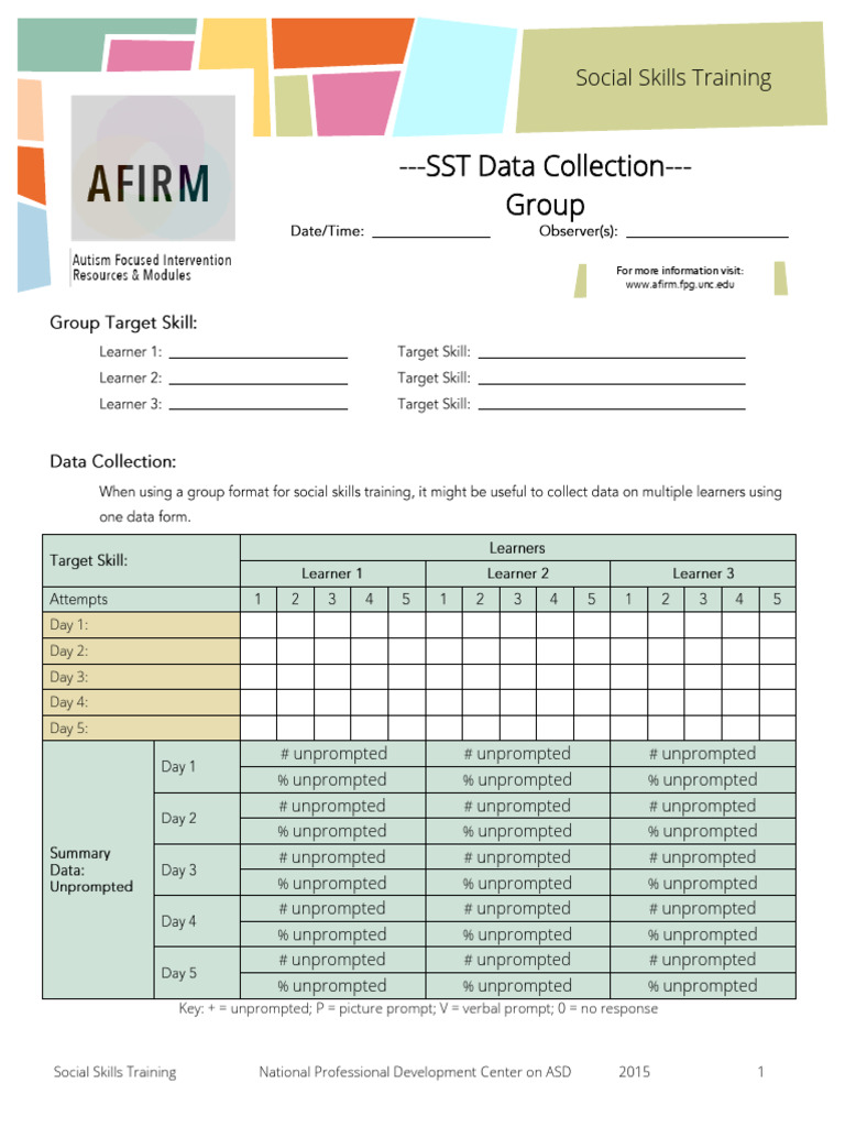 SST Group Data Collection | PDF