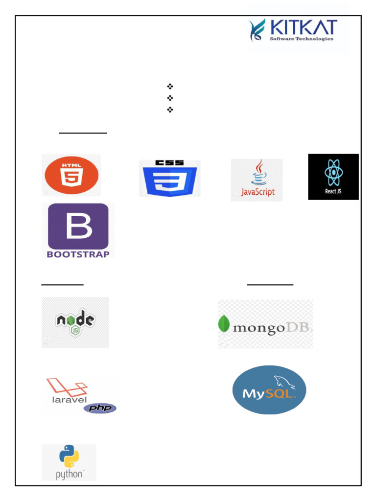 FULL STACK DEVELOPMENT SYLLABUS UPDATE | PDF | Python (Programming ...