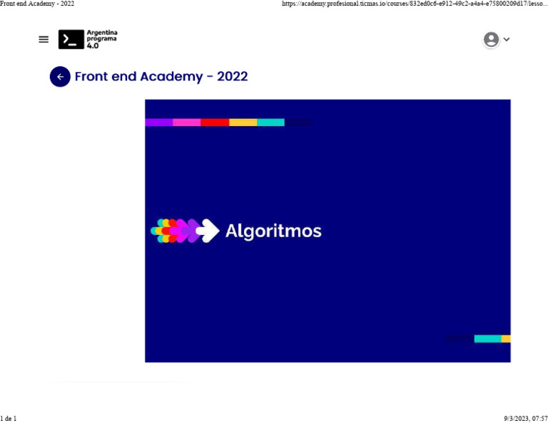 Front End Academy - 20224 | PDF