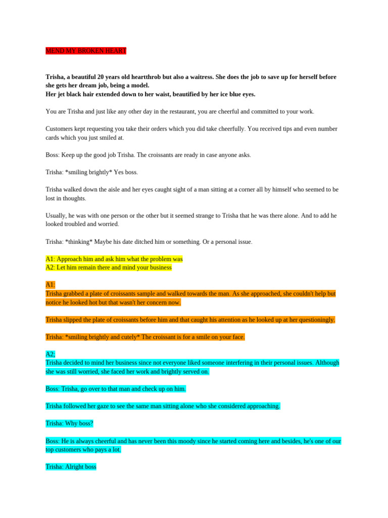 Mend My Broken Heart | PDF