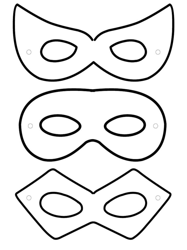 Craft Template - Masks | PDF