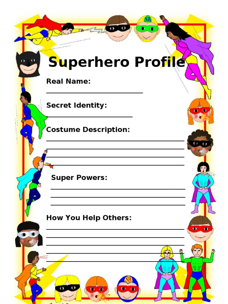 Superhero Profile | PDF