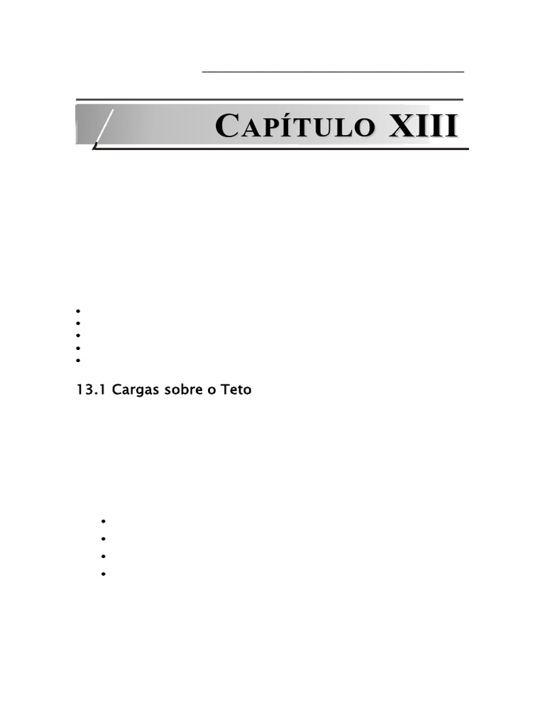 Capítulo 13 - Projeto Do Teto | PDF | Estresse (Mecânica) | Viga