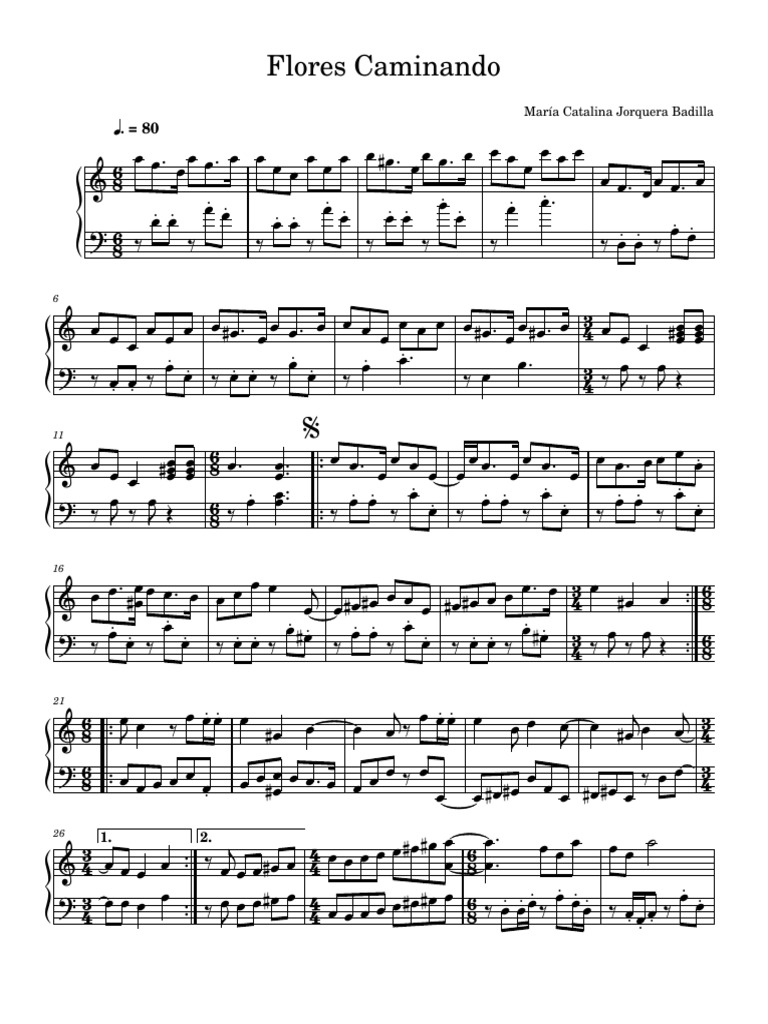 Flores Caminando | PDF