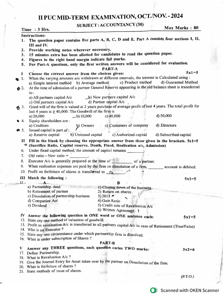 Maseera Acct Papers | PDF