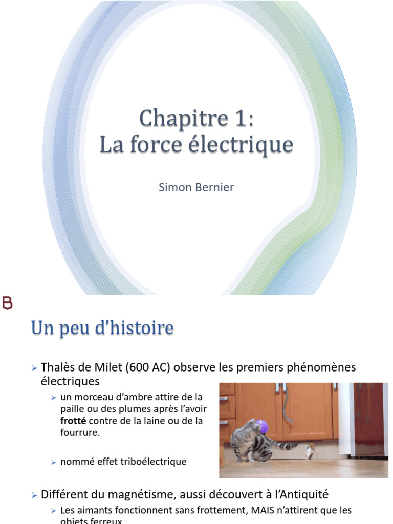 Comprendre la force électrique | PDF | Électricité | Électron