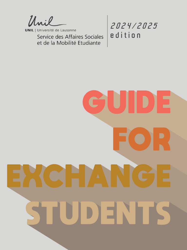 Practical Guide For Exchange Students 2425 | PDF | Travel Visa | Identity Document