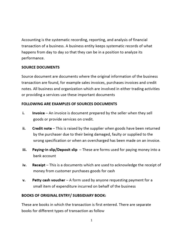 RECORDING OF BUSINESS TRANSACTION - Copy MSHINDO | PDF | Debits And ...