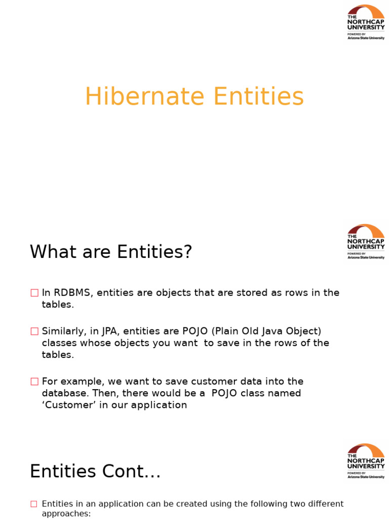 Hibernate Entities | PDF | Databases | Data Management Software