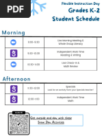 Sample Middle School Schedules - Flex Blocks, Intervention Periods ...