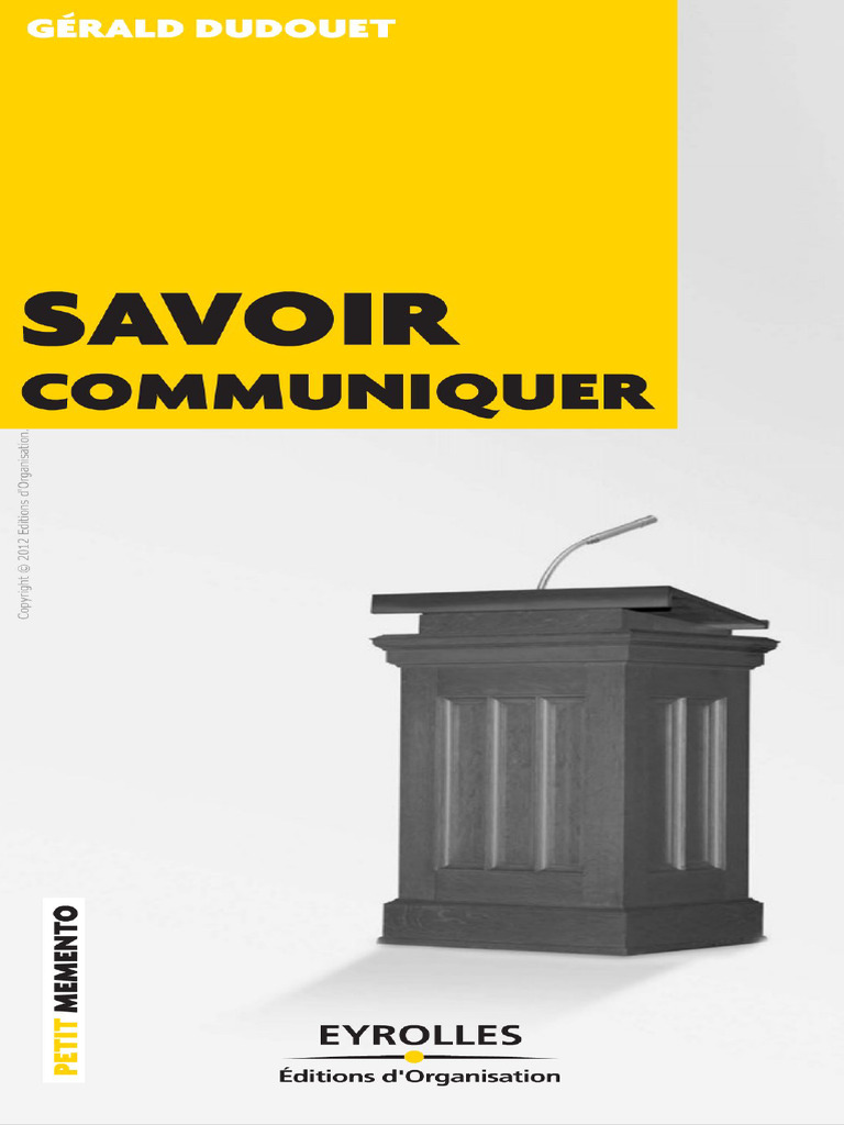 Petit Mémento Savoir Communiquer Eyrolles | PDF