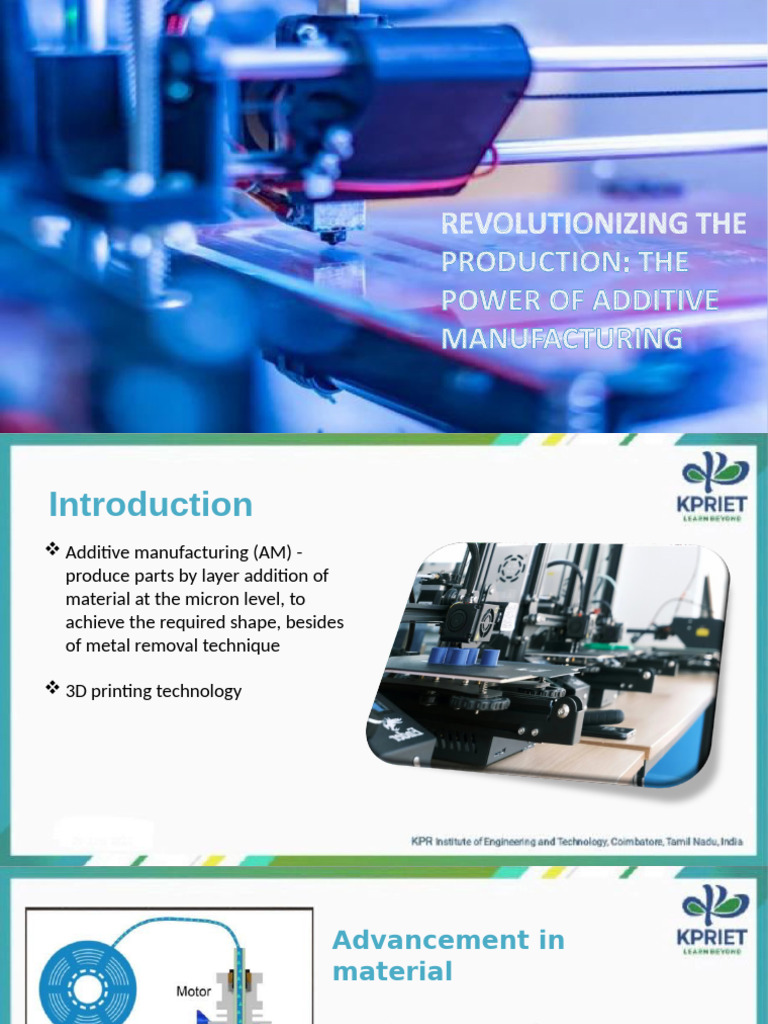 Additive Manufacturing 1 | PDF