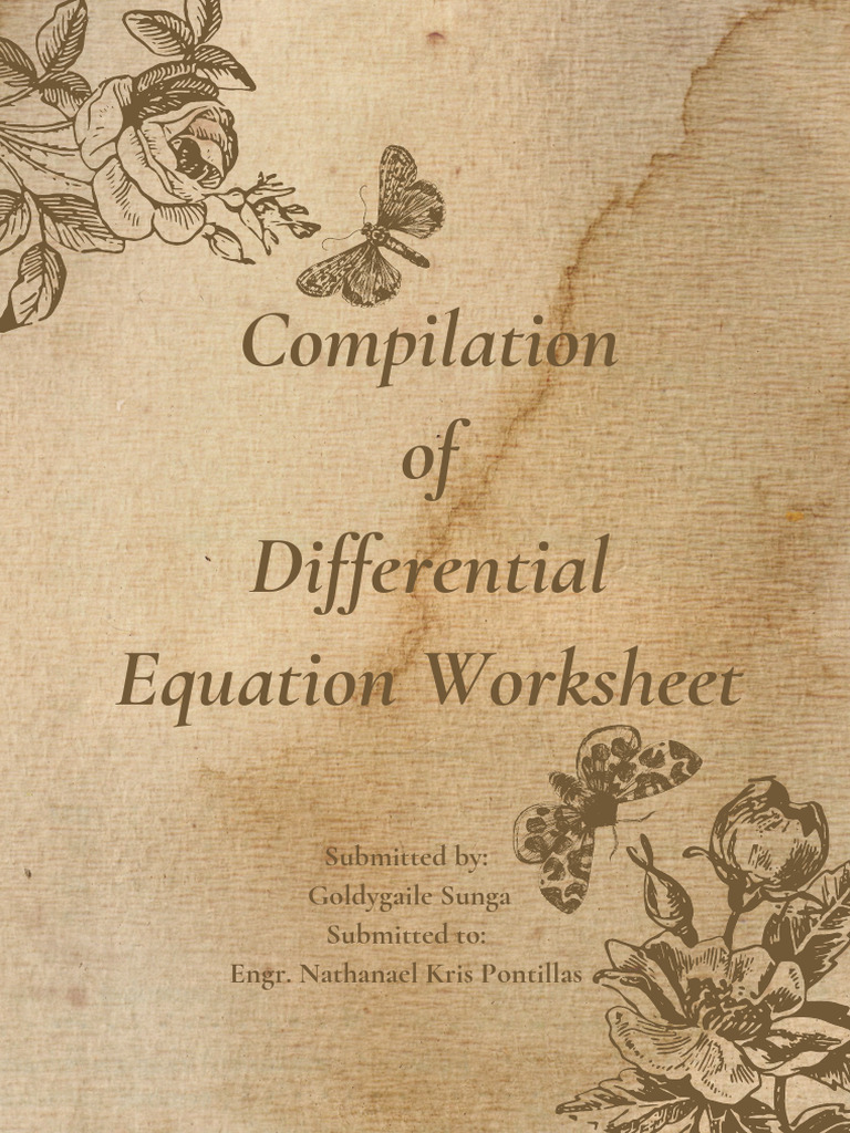 Sunga Goldygaile R.-Compilation of Worksheets | PDF