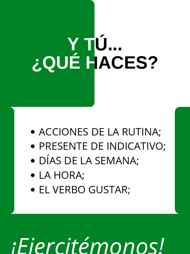 Clase de Español - Profesiones | PDF