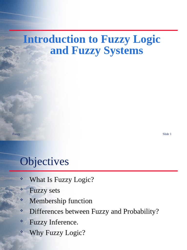 Week - 7.2 - Fuzzy Logic System | PDF | Fuzzy Logic | Logic
