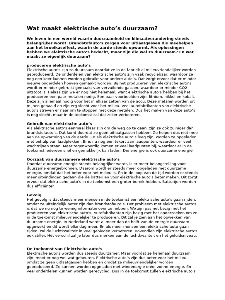 Toets Uiteenzetting | PDF