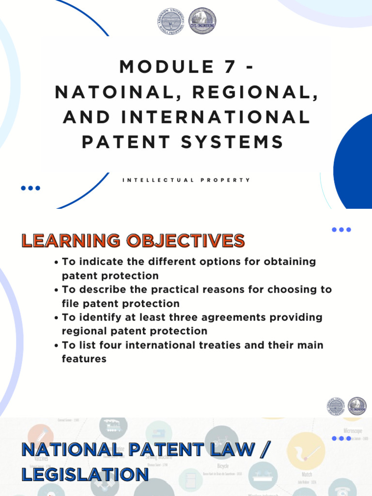 IP_MOD.7 | PDF | Patent | Property Law