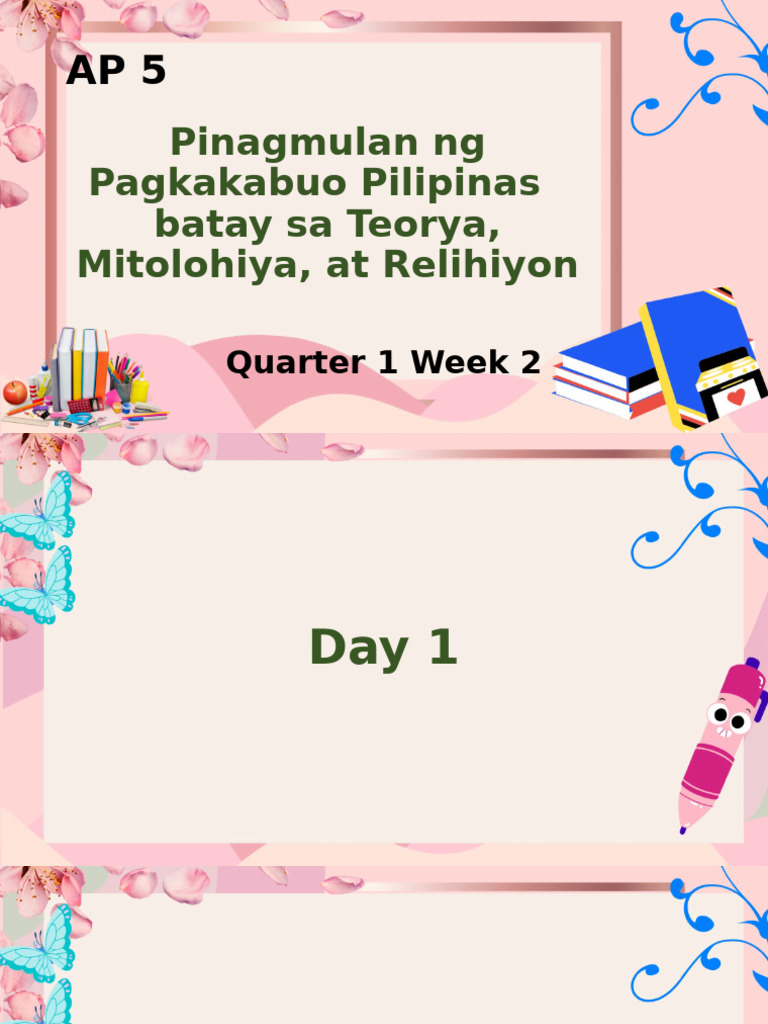 Pinagmulan NG Pagkakabuo Pilipinas Batay Sa Teorya, Mitolohiya, at ...