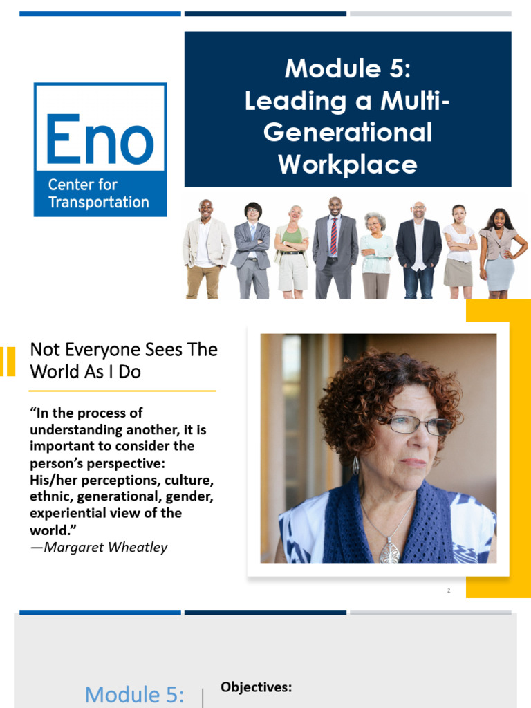 Module 5 Leading A Multi Generational Workplace PPT v2 | PDF ...
