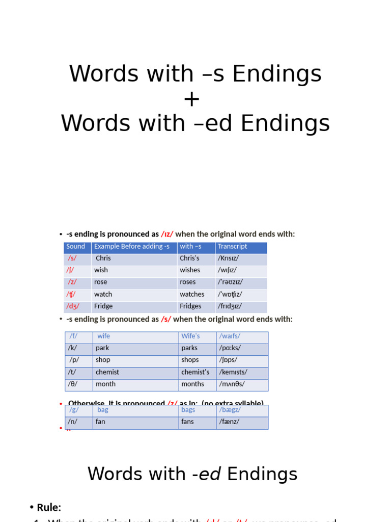 Endings (2) (1) | PDF