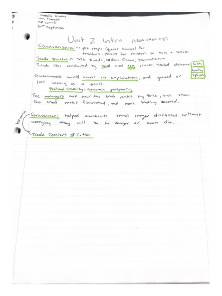 AP world notes | PDF