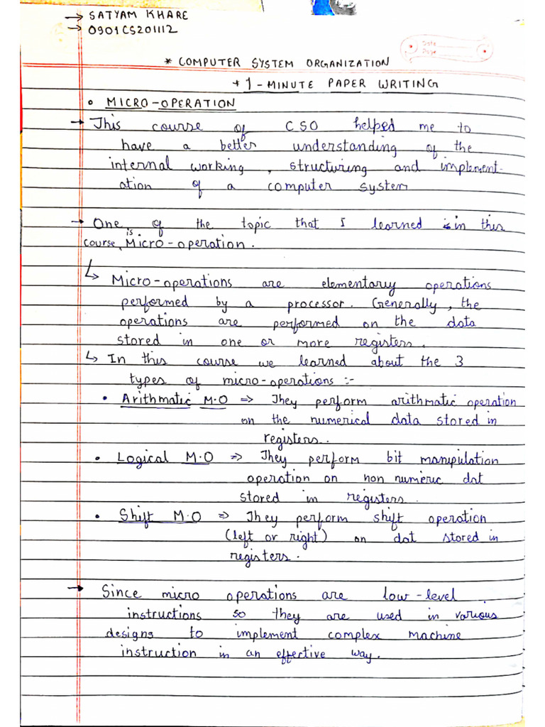 Satyam Khare-CS1112-CSO Paper Writing | PDF