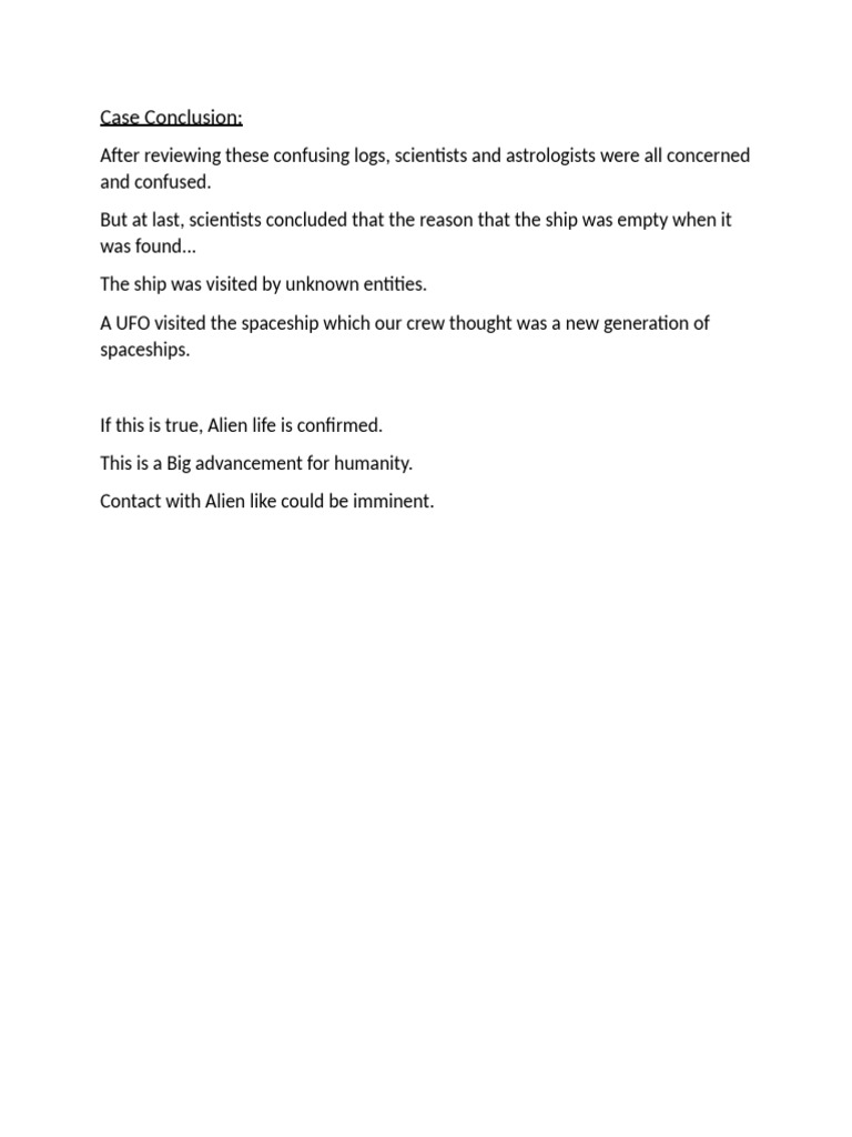 Case Conclusion | PDF