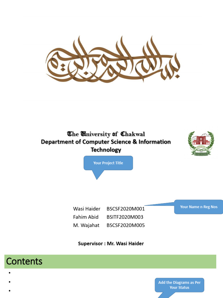 FYP Presentation Template | PDF | Artificial Intelligence ...