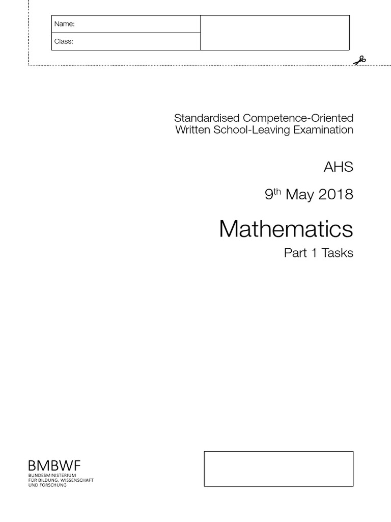 Kl18 Pt1 Ahs Mat t1 en Au | PDF | Area | Force